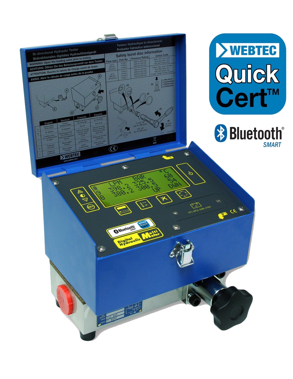 Hydraulic testers | Webtec | Hidramatic